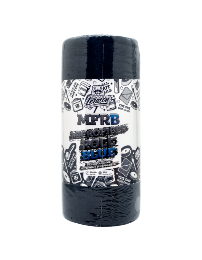 Leraton Универсальные отрывные микрофибры (45 шт в рулоне), синие MFRB
