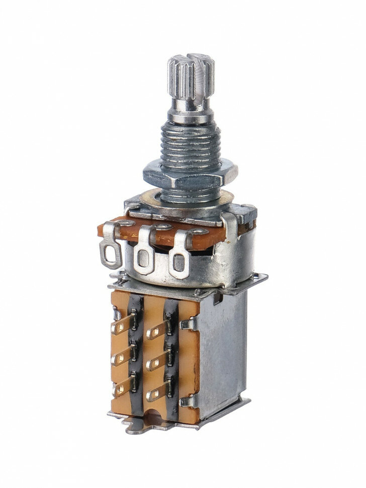 Аксессуары для гитар Paxphil H-74 - Потенциометр A500K (лог), Push-Pull