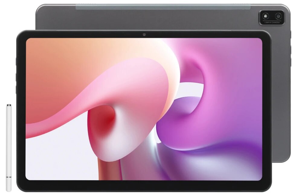 11" Планшет Blackview Tab 16 LTE 8/256 ГБ, 2000x1200, IPS, 8x2 ГГц, 7680 мА*ч, Android 12. x, серый + стилус