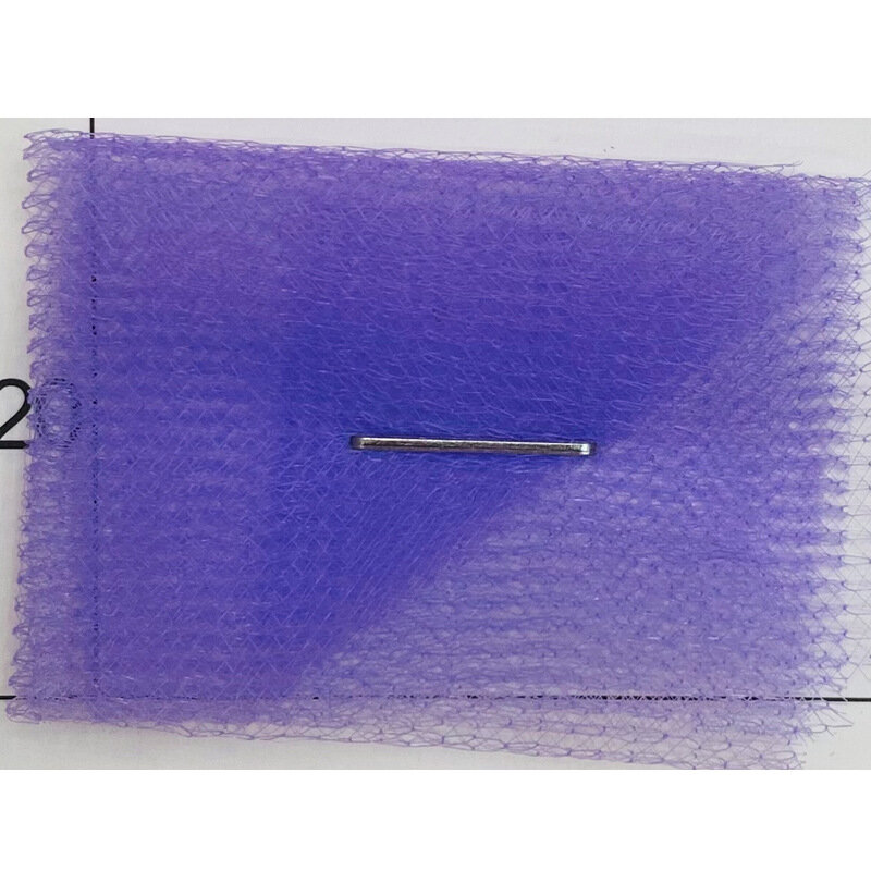 Ткань, полиэстер, 20D, фиолетовая, сетчатая, для свадебной и детской одежды