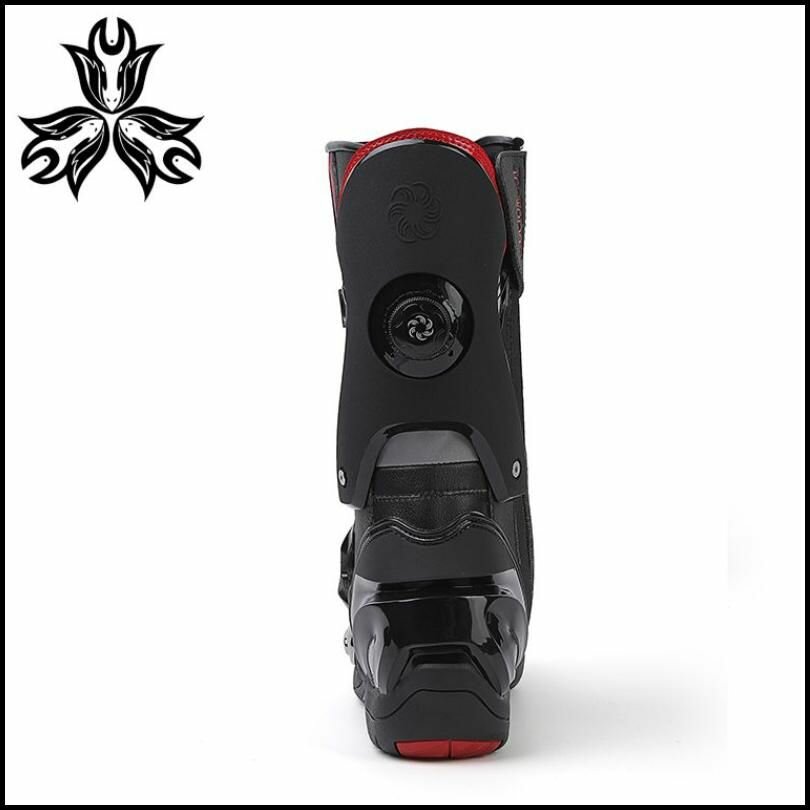 Мотообувь Противоскользящие гоночные ботинки с защитой от падения