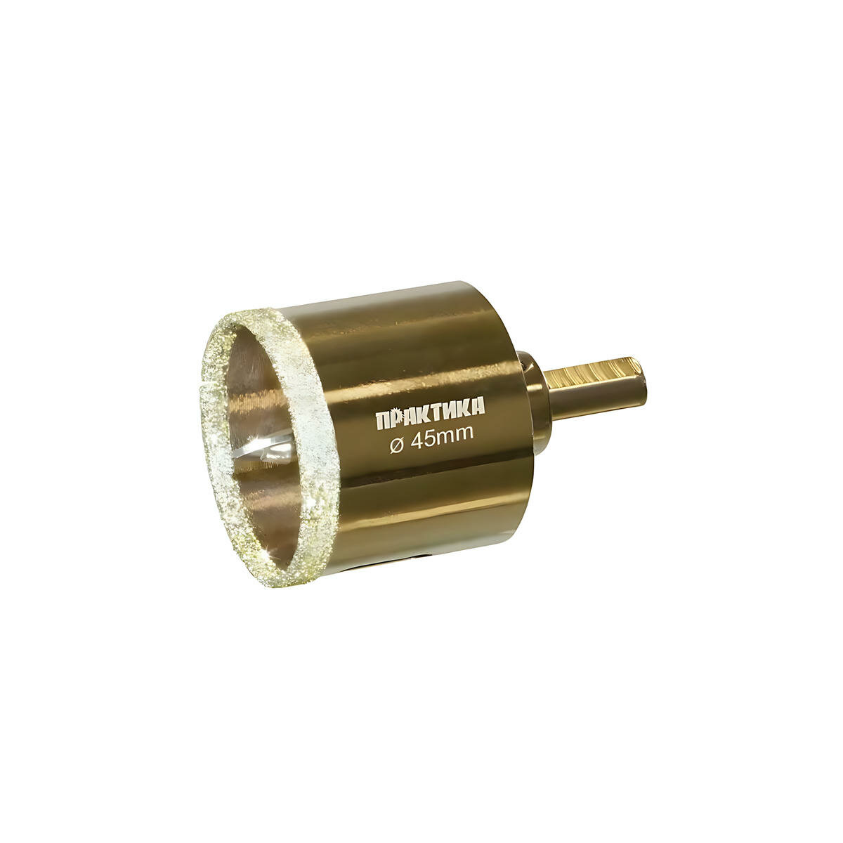Коронка алмазная 45 х 70 мм + центр. сверло (керамогранит, керамика) Профи ПРАКТИКА 917-668