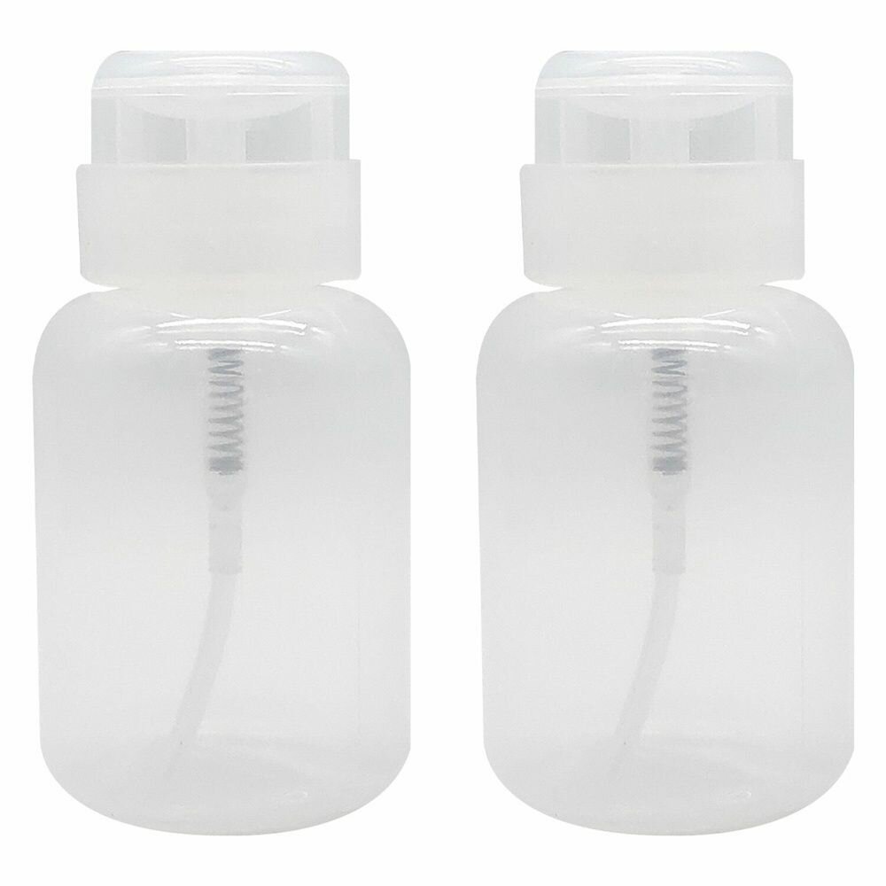 Набор косметических флаконов DASWERK с помпой дозатором для маникюра, косметики, 2х200 мл (609309)