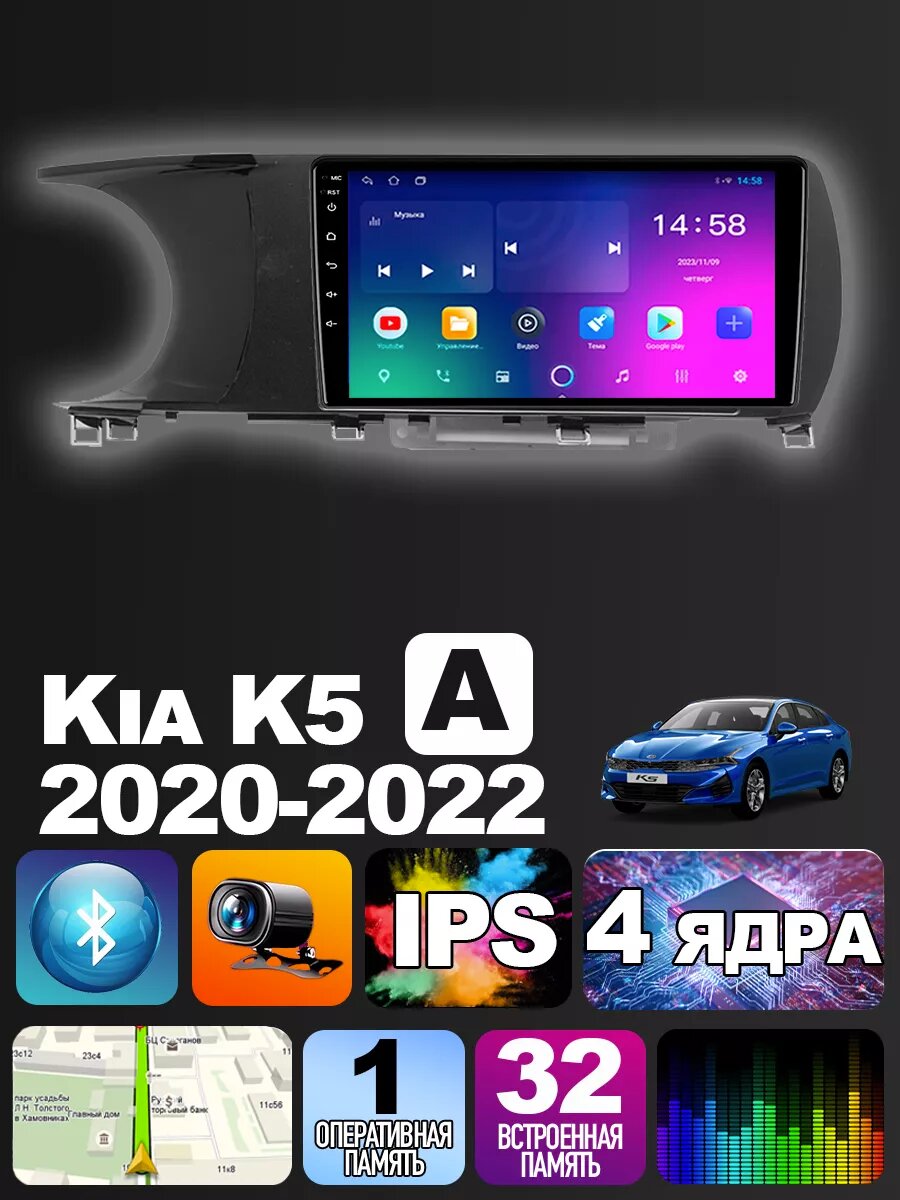 Магнитола Kia K5 2020-2022 1/32GB
