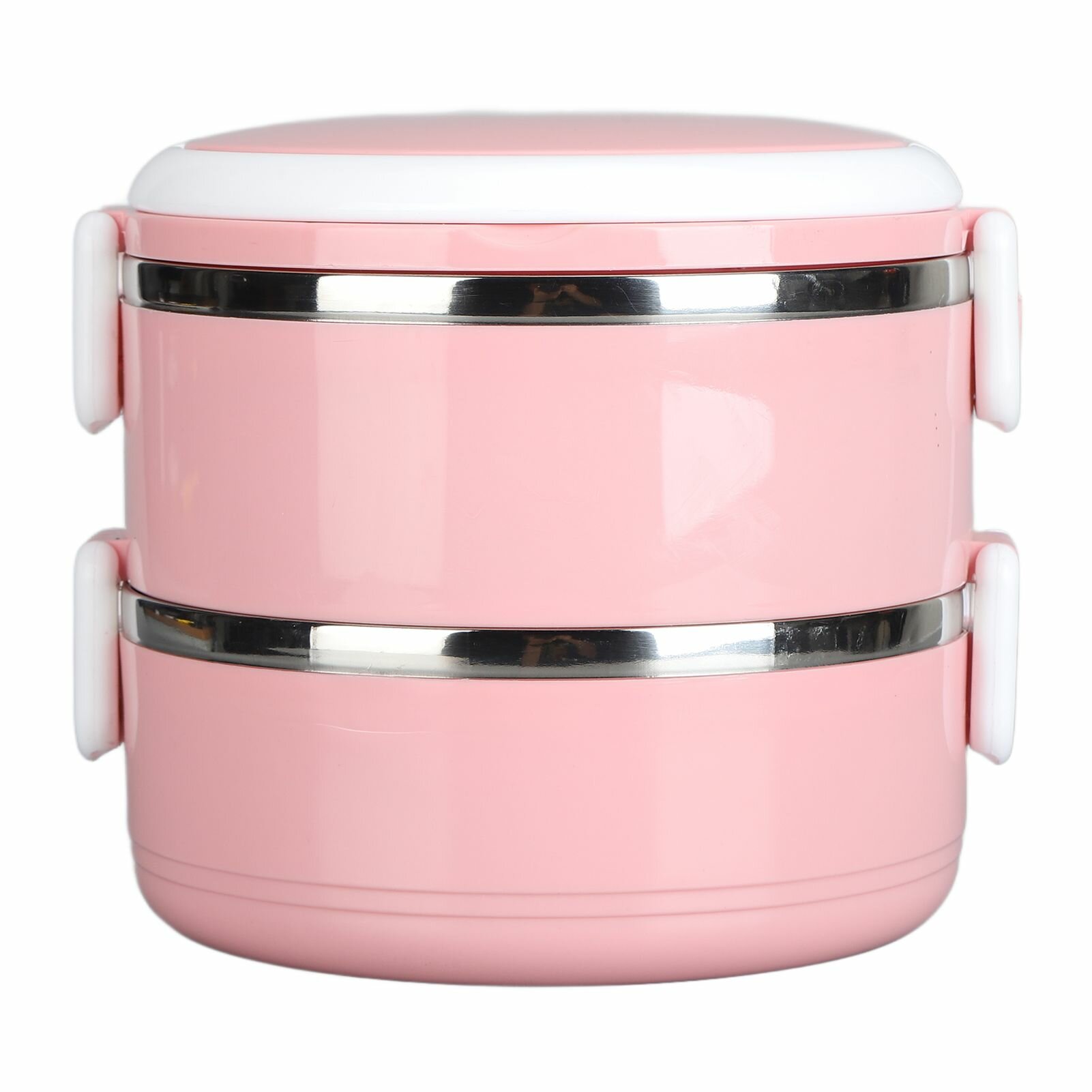 Двухслойный изолированный ланч-бокс из нержавеющей стали 304, штабелируемый изолированный контейнер для горячей пищи, герметичный пищевой контейнер