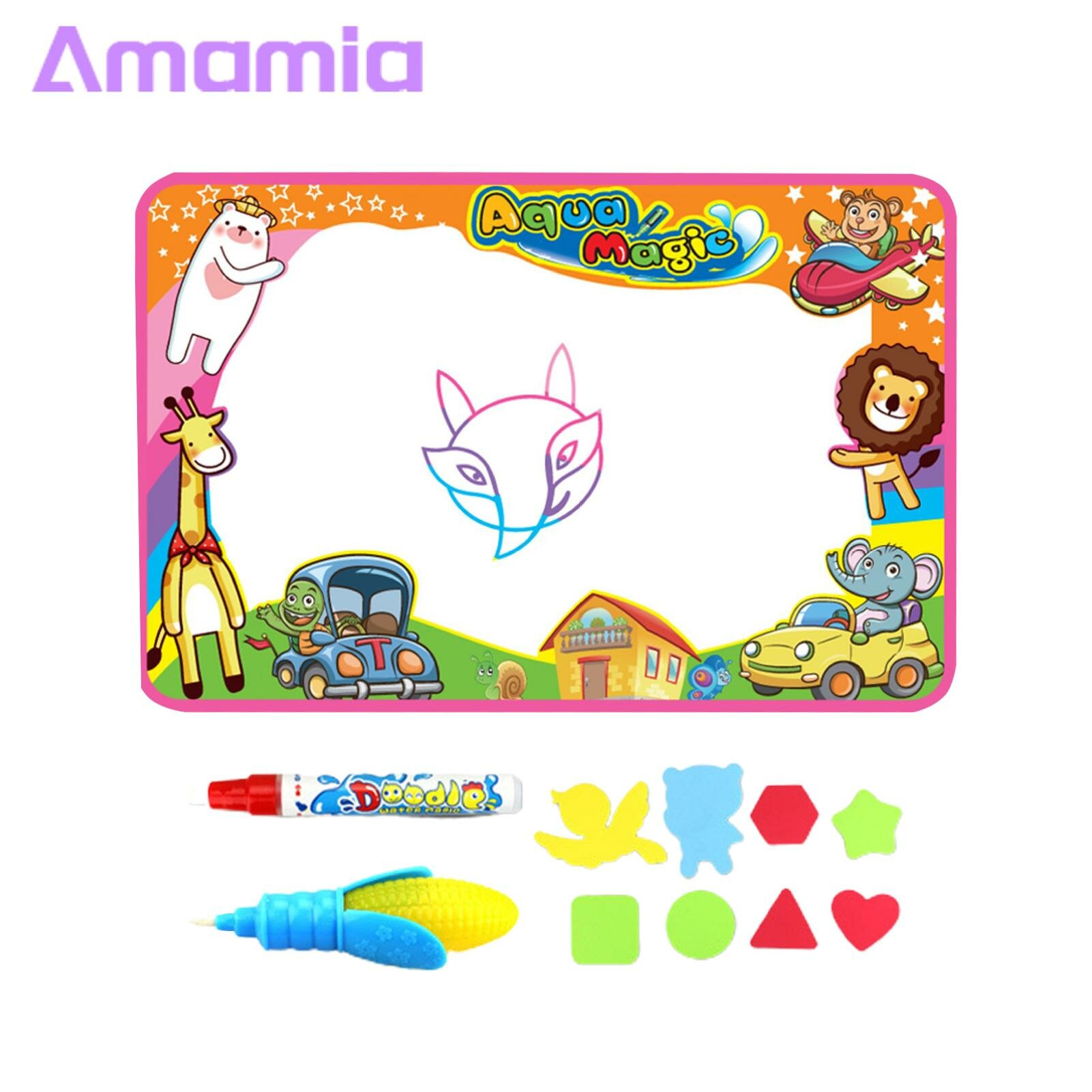 Коврик для рисования водой Amamia, изысканная работа, коврик для граффити для рисования водой