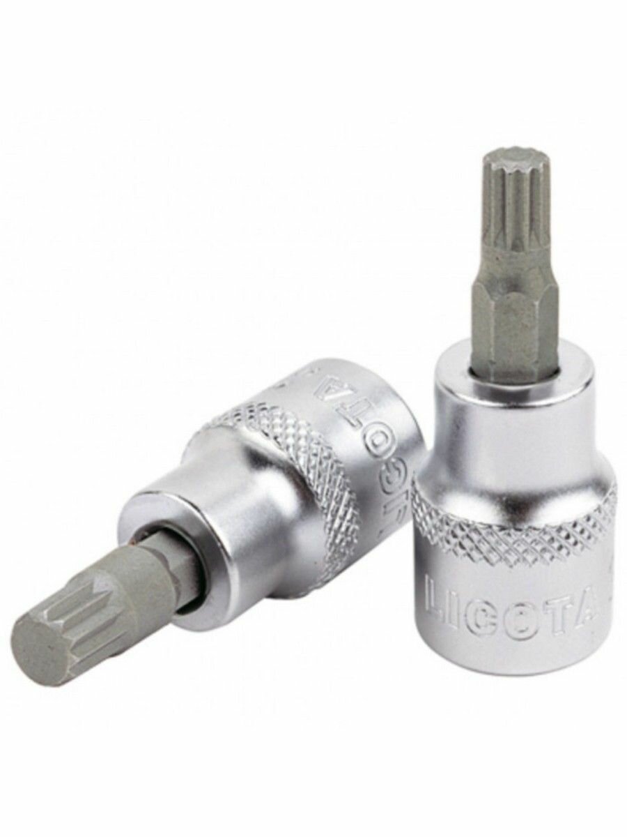 Головка торцевая с вставкой Spline 1/2" M14 L 55 мм, LICOTA H4RM14