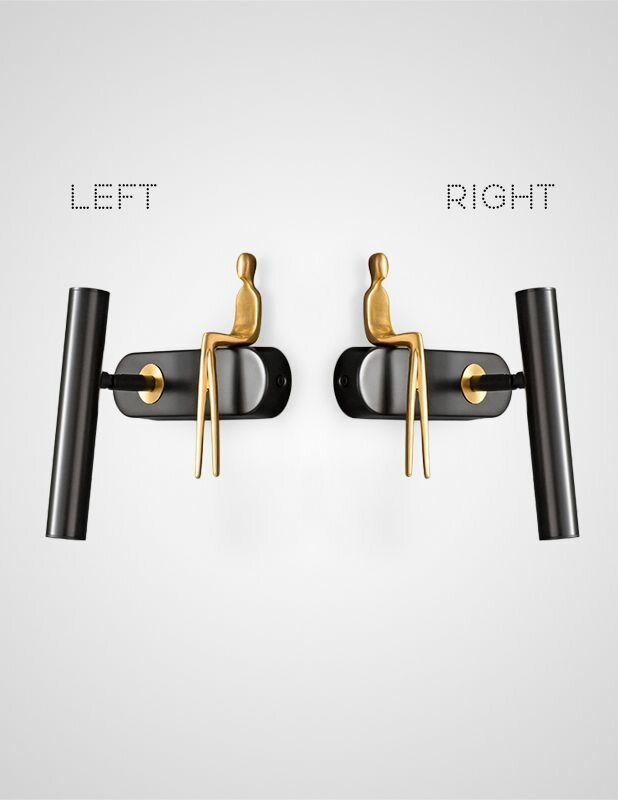 Lumus парные бра, черный 2 шт