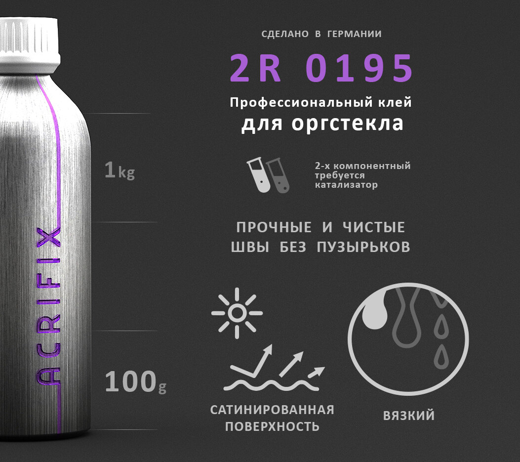 Acrifix 2R0195 клей для оргстекла 100мл