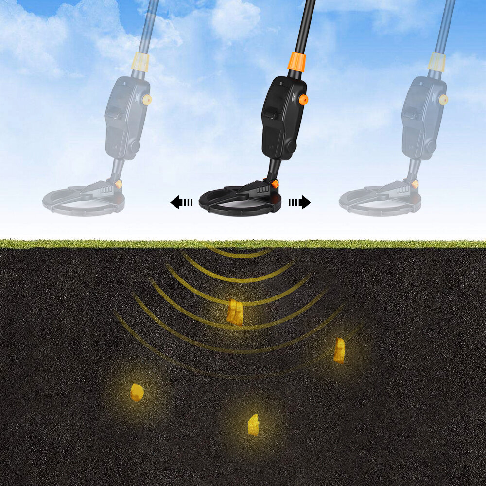 Детский подземный металлоискатель, детектор золота, охотник за сокровищами, трекер, искатель, детектор металла с лопатой