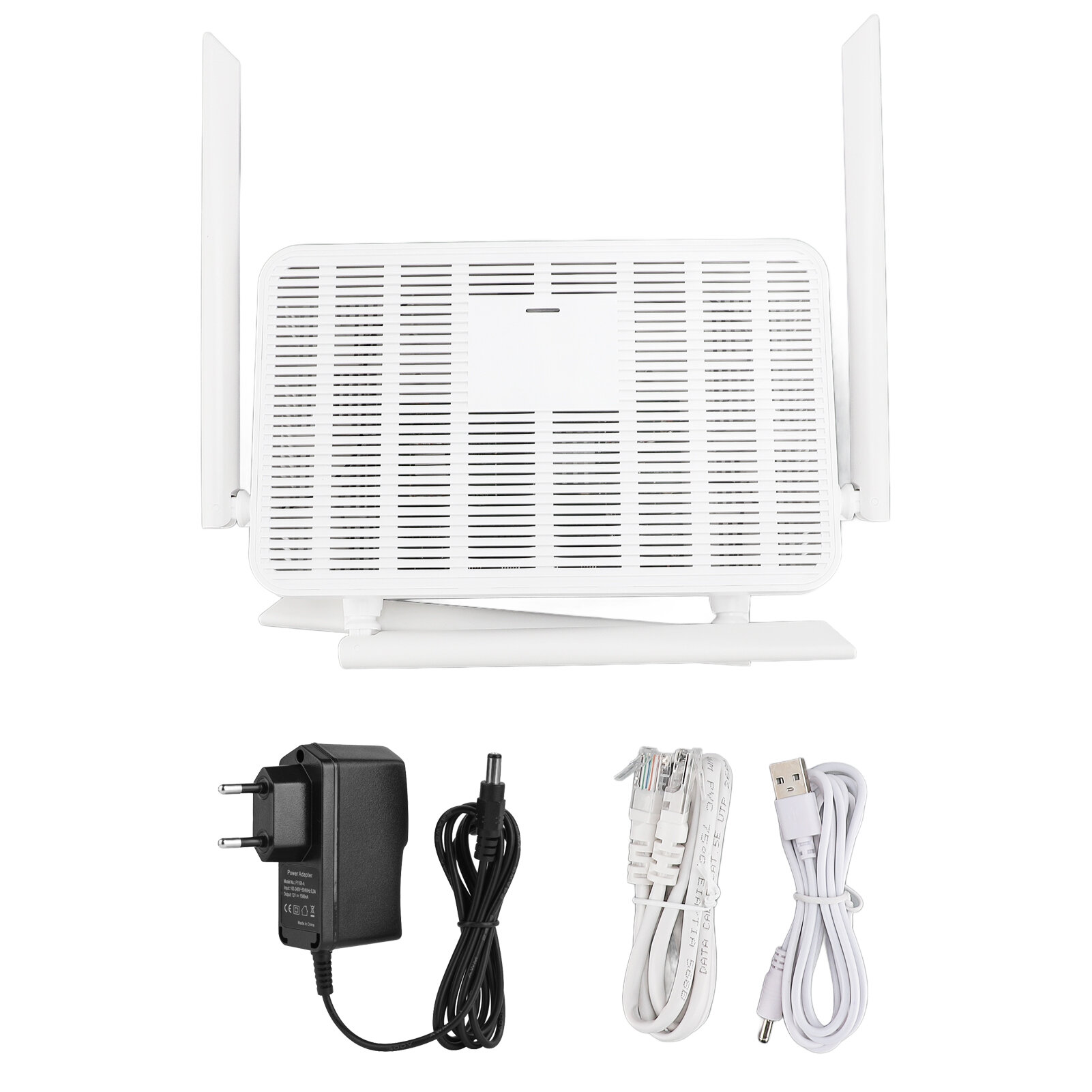 Беспроводной маршрутизатор AC1200Mbps, двухдиапазонный беспроводной интернет-маршрутизатор с 4 портами Ethernet 10/100 Мбит/с, поддерживает режим точки доступа IPv6 и родительский контроль, вилка европейского стандарта