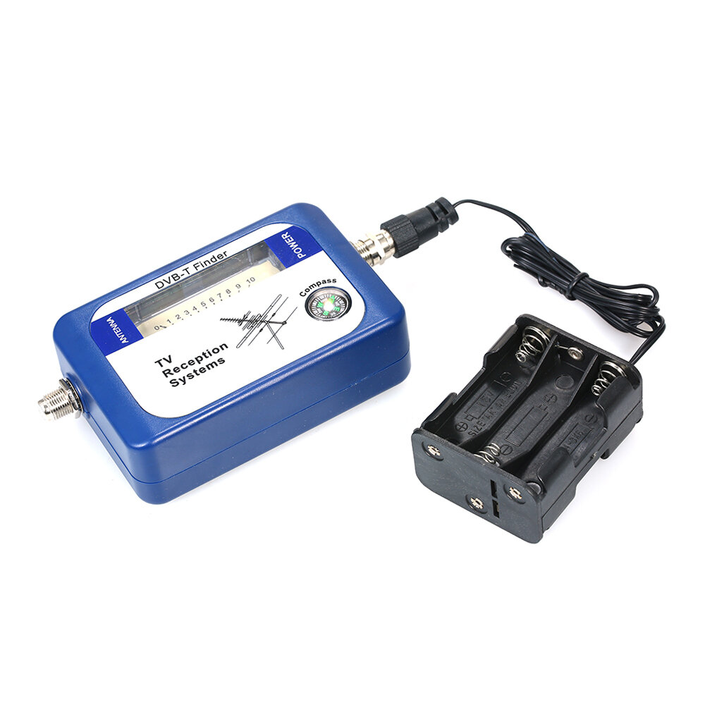 Цифровой спутниковый искатель сигнала DVB-T с компасом, тестер уровня сигнала антенны наземного телевидения для систем приема ТВ