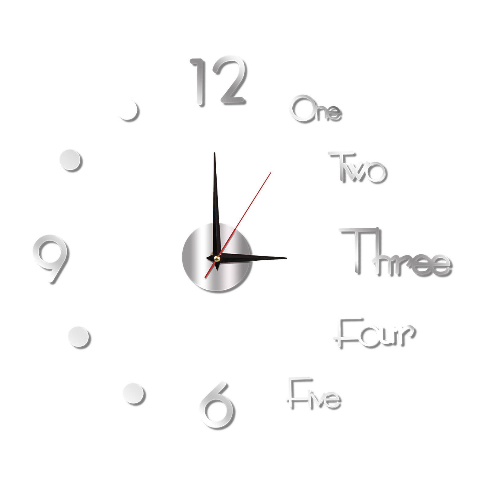 Стеновые часы безрамные декоративные тихий стены художественные часы для гостиной спальни