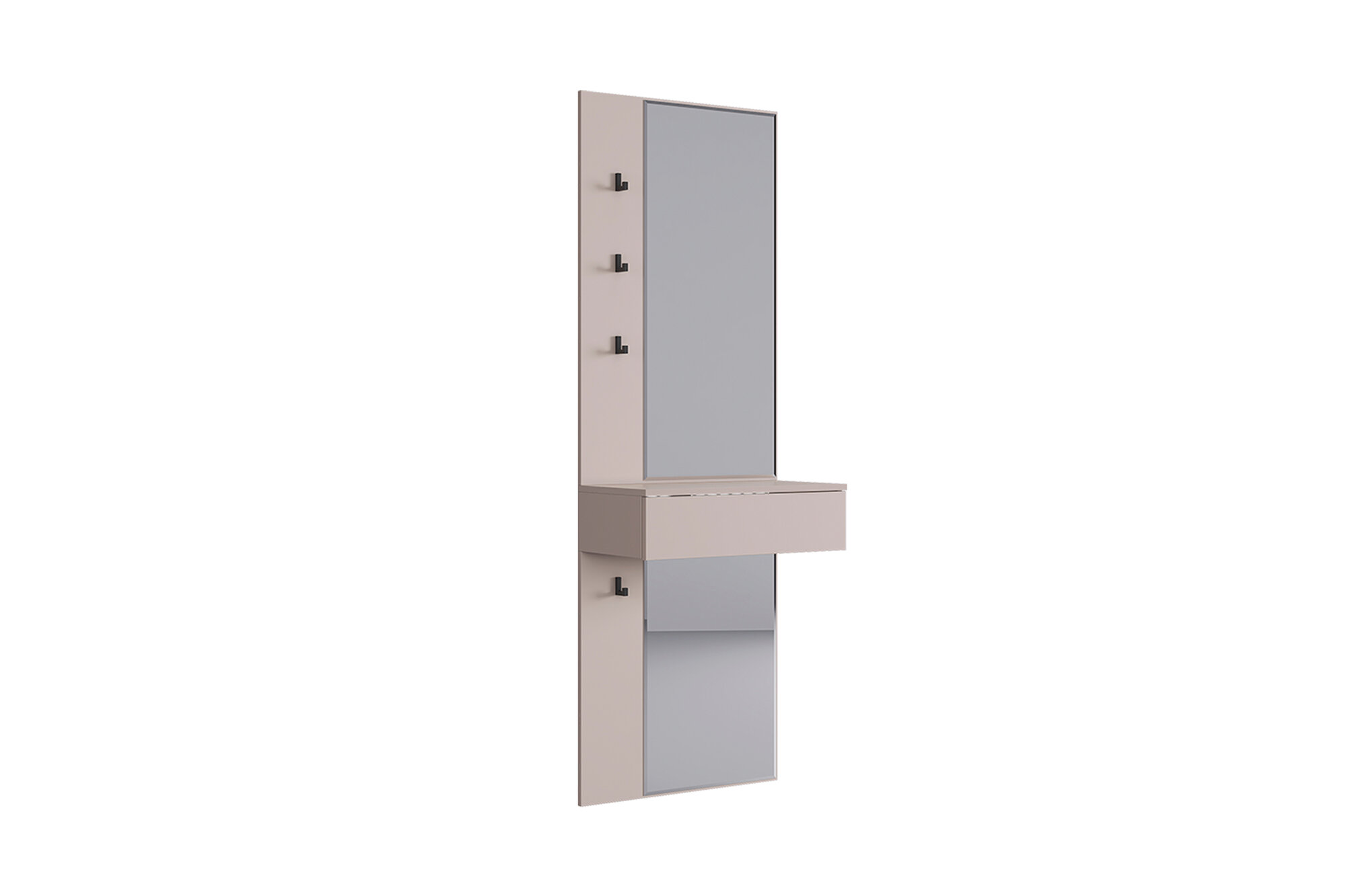 Трюмо с ящиком Нонтон Мерси, 60x30x175 см, кашемир