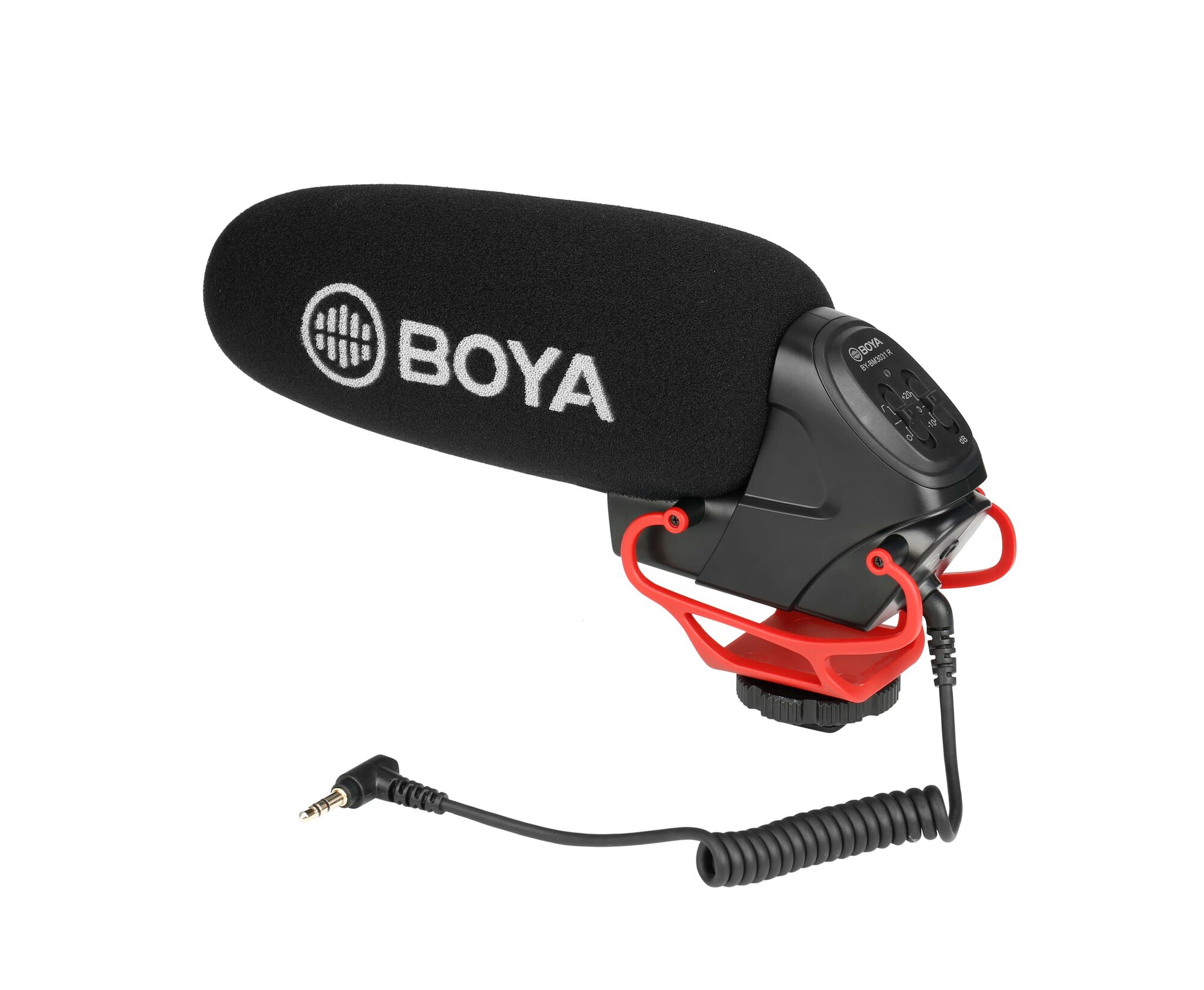 BOYA BY-BM3031R Суперкардиоидный конденсаторный микрофон-пушка для видеокамер DSLR Аудиозаписи Потоковая передача Youtube Запись видеоблог