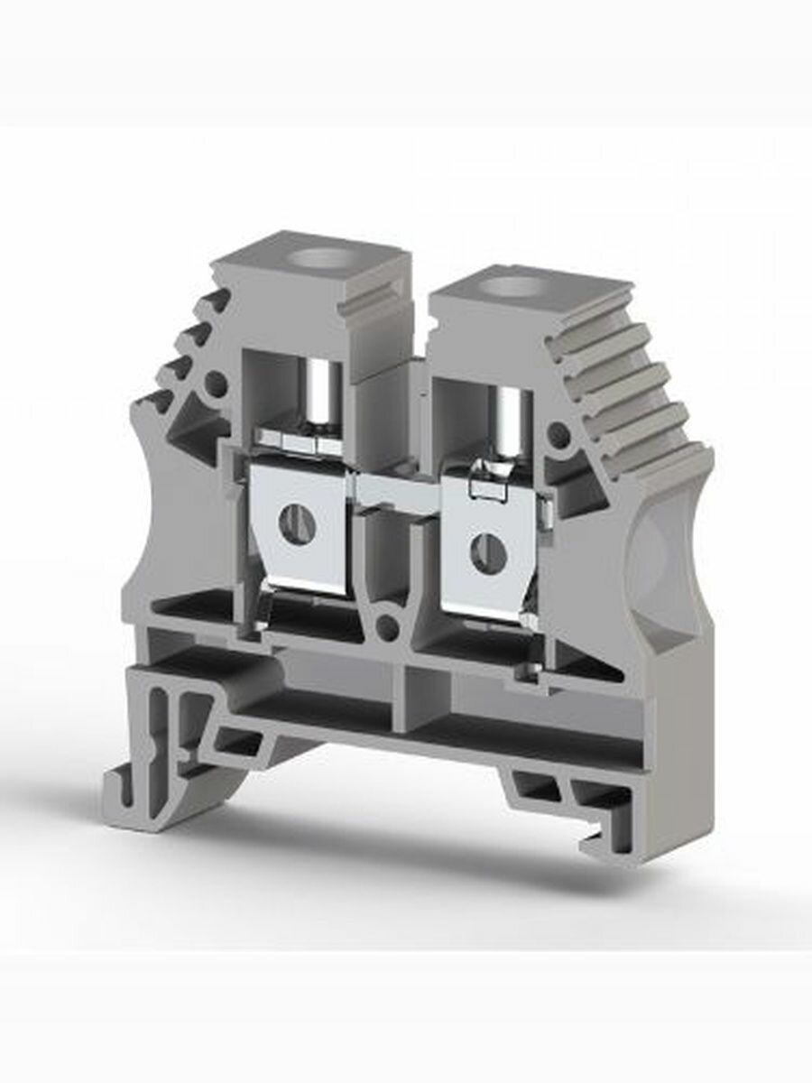 Клеммник на DIN-рейку 10мм. кв. (серый), AVK10 (RP) KLEMSAN (5шт)