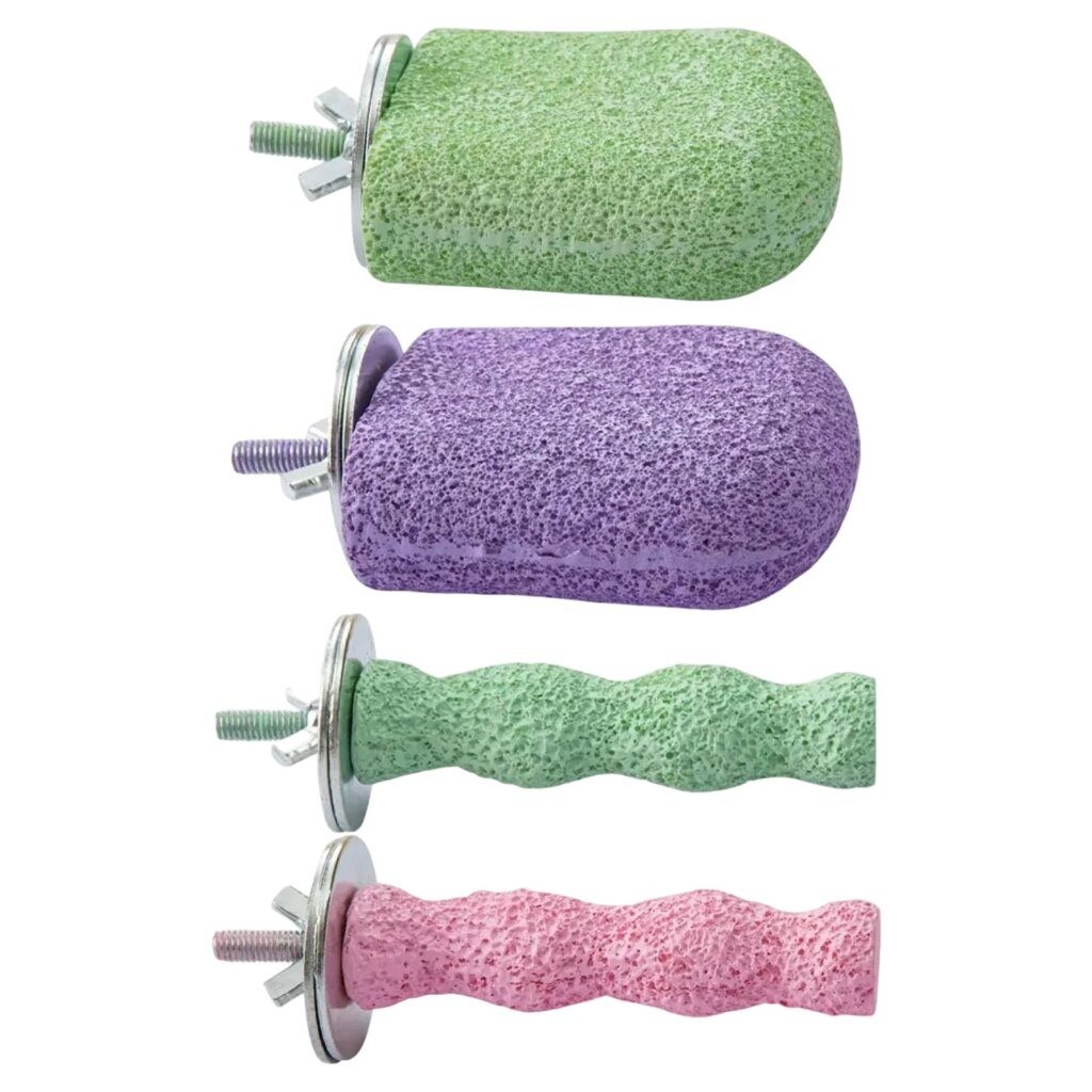 1 комплект из 4 штук, шест для стояния попугая, игрушка для птиц, аксессуары для птичьей клетки, палочка для коренных зубов попугая, палочка для птичьих когтей, подставка