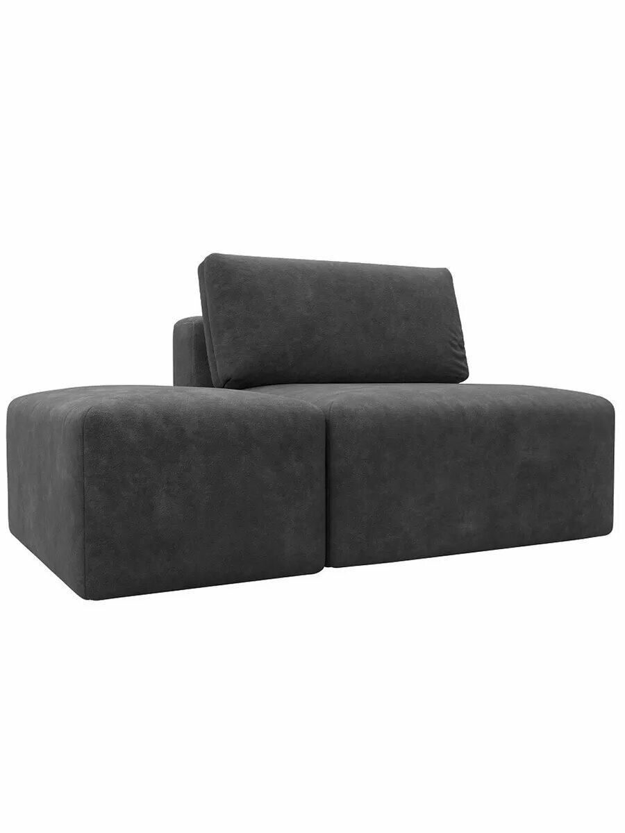 Модули диван и пуф из модульного набора Лего, с ящиком для белья, велюр