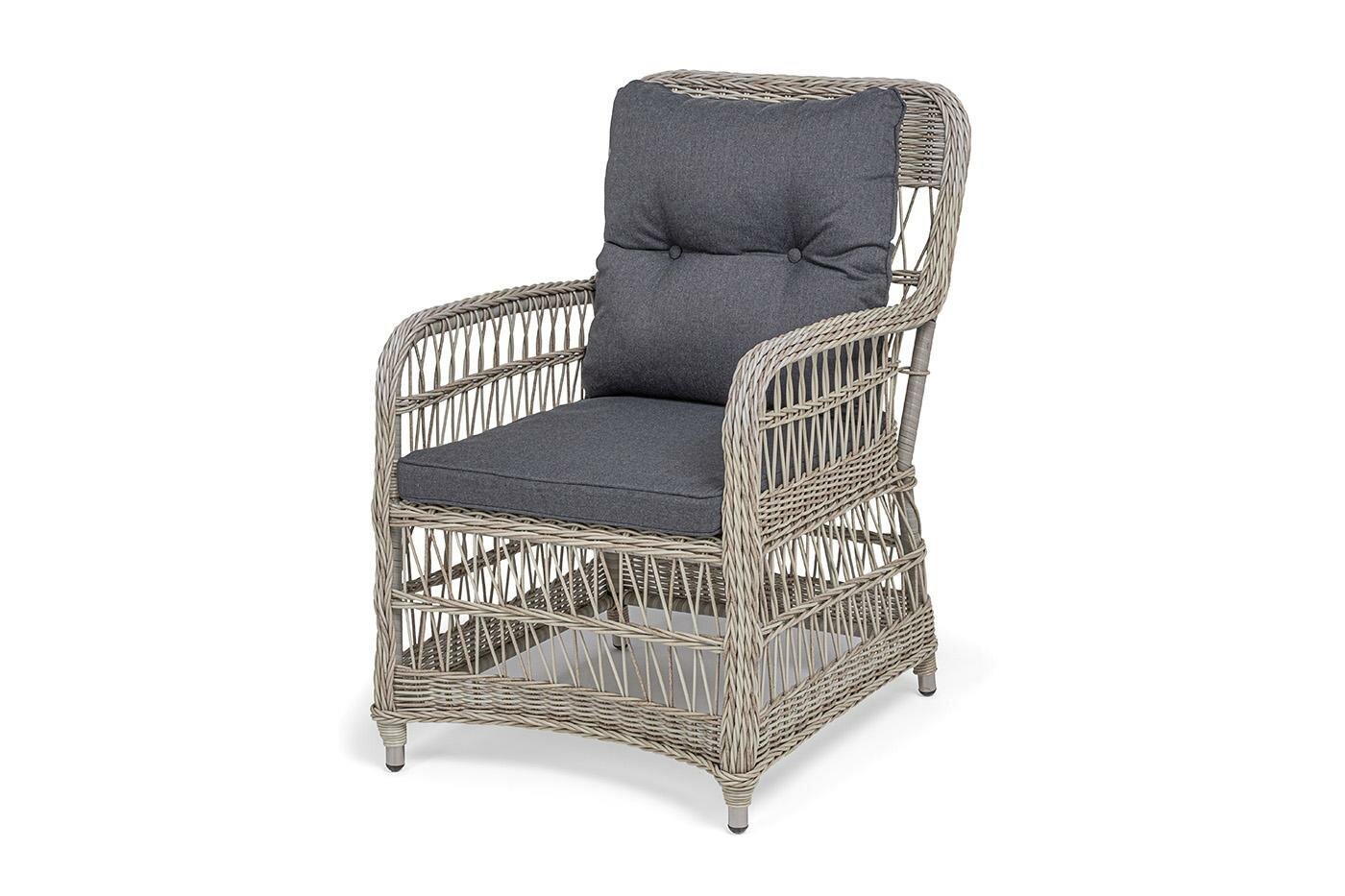 Кресло 4SIS "Цесена" кресло плетеное из искусственного ротанга, цвет бежевый арт. YH-C1621W beige