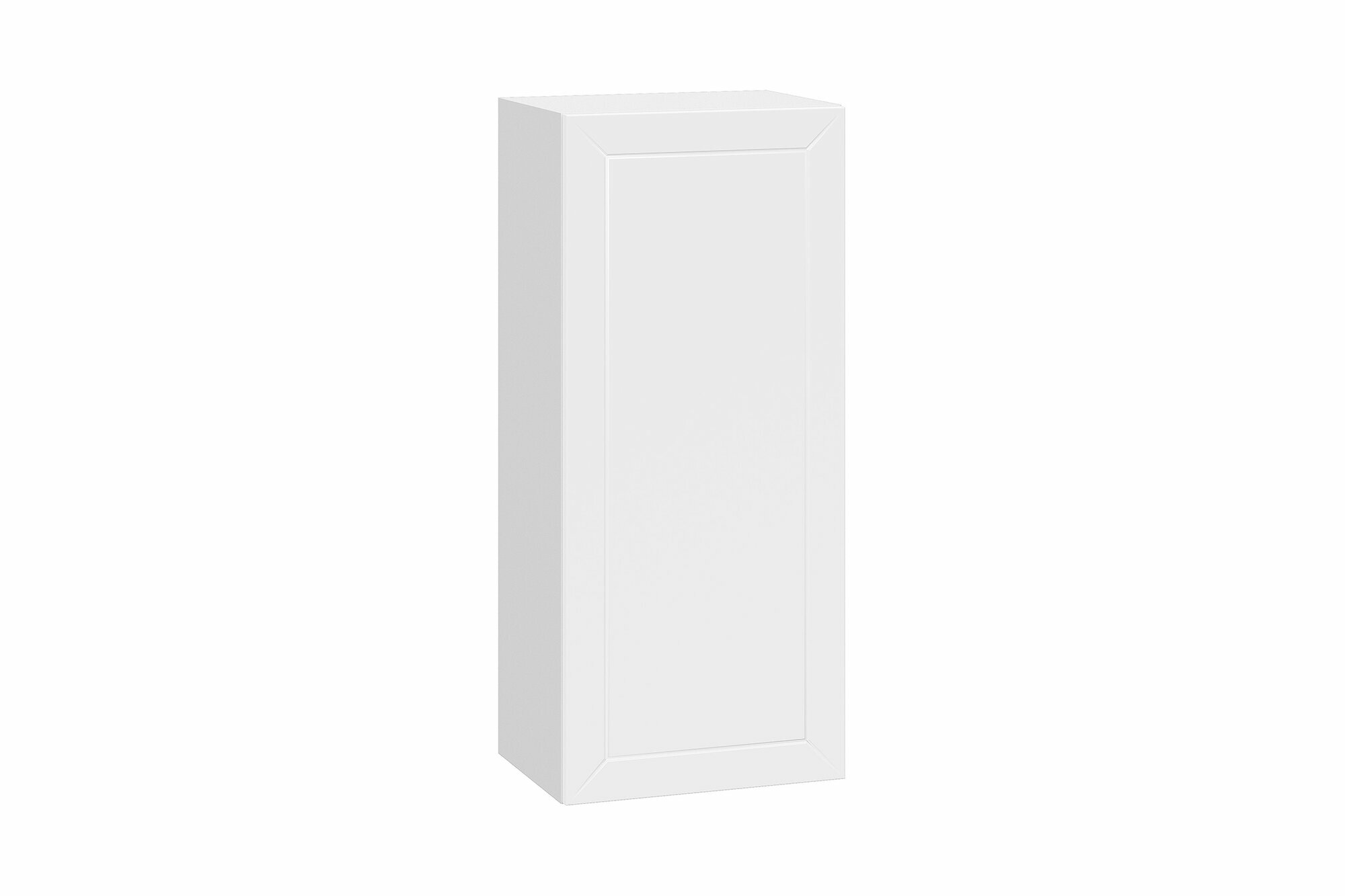 Кухонный модуль навесной Нонтон Лаорна, 40x29x91 см, белый / лунный бархат