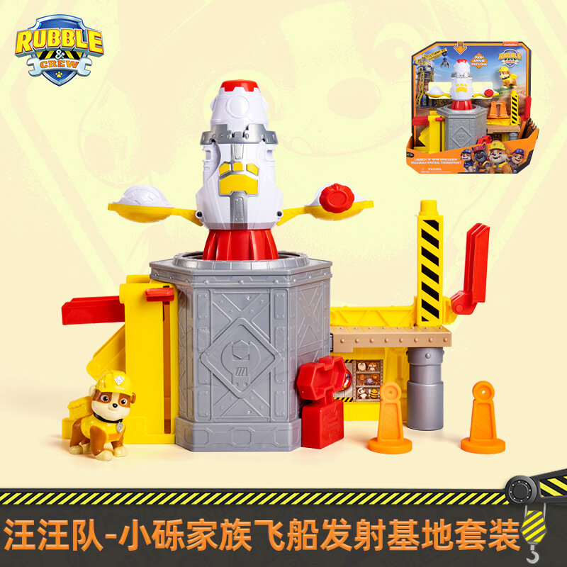 Набор с космическим кораблем Рубла из серии PAW Patrol, интерактивная игрушка-конструктор для детей, инженерная семья