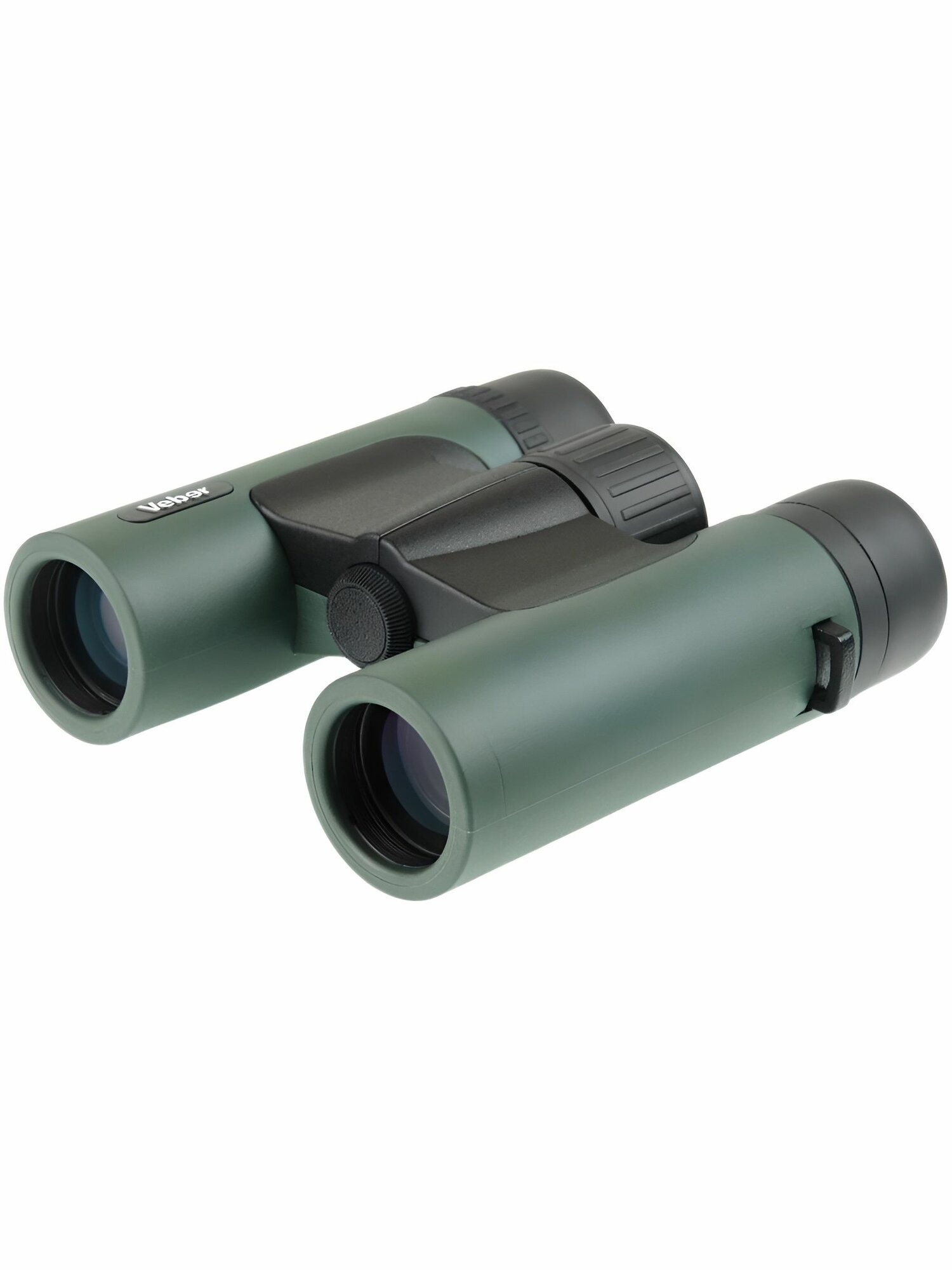 Бинокль Veber Silver Line БП 8X25L WP , с футляром, зеленый. обрезиненный