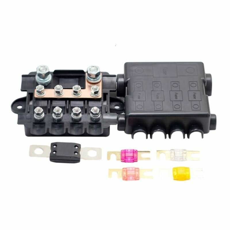 Прочный держатель предохранителей 4+1 с безопасным болтовым креплением для высоких и средних цепей