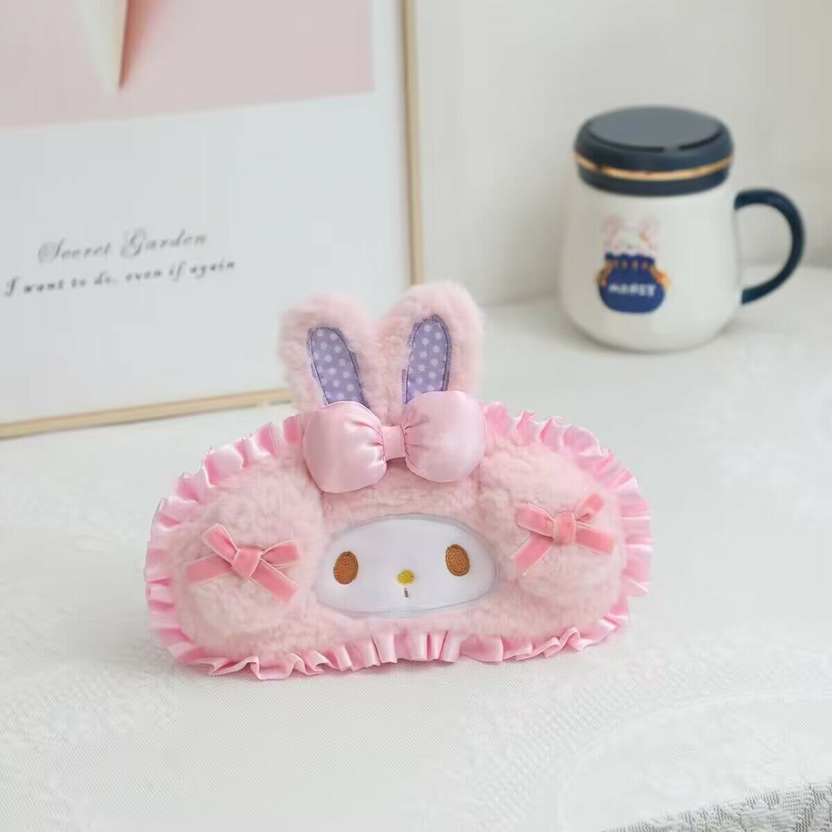 Милая мультяшная маска для сна, согревающий компресс, светонепроницаемая маска для глаз для студентов и девушек, снимает усталость глаз, мягкая и дышащая защитная маска для глаз.