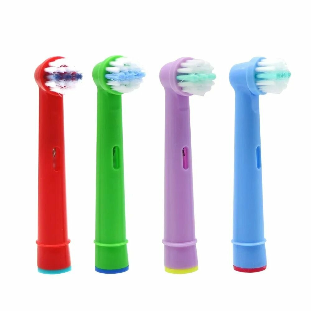 4шт Электрическая детская зубная щетка для Oral B EB-10A Pro-Health Stages Toothbrush Oral Care, 3D Excel