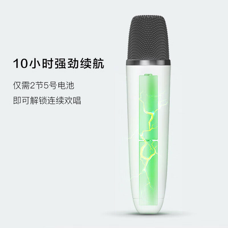 Коокуа ТВ микрофон для караоке беспроводной двойной комплект с батарейным питанием совместимый со смарт-телевизорами