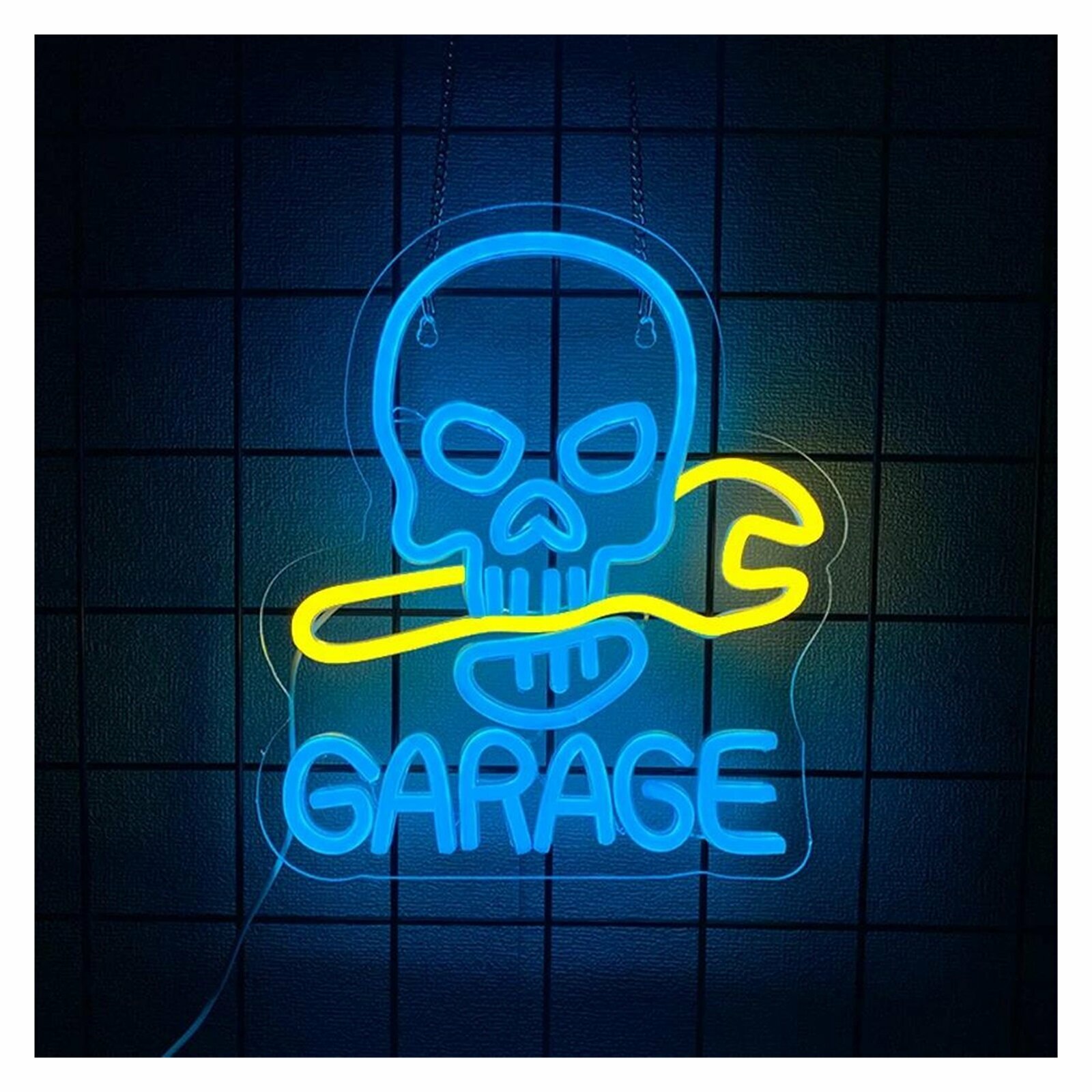 Неоновая Вывеска Garage Декор 31,5смx36,5см