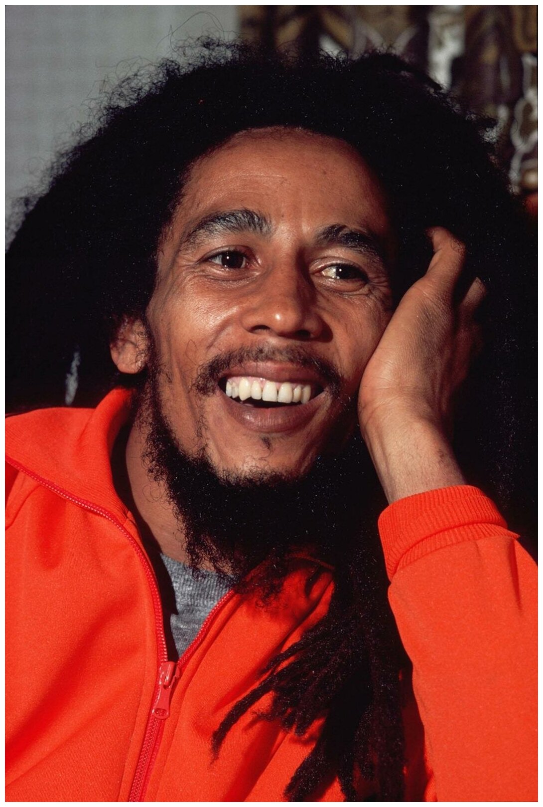 Постер / Плакат / Картина Портрет Боба Марли 40х50 см в подарочном тубусе