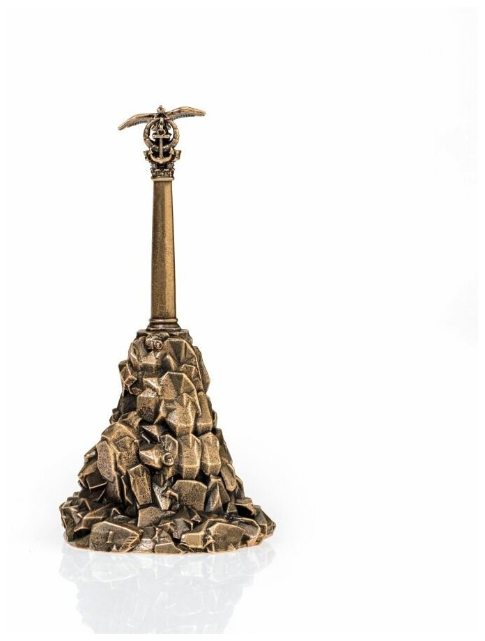 Колокольчик Памятник затопленным кораблям (ВхШхД 13см./7см./7см.)