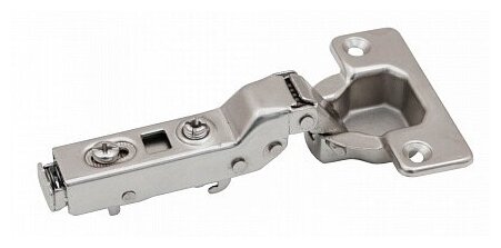 Петля полунакладная с доводчиком и ответной планкой, быстросъемная, 2 шт