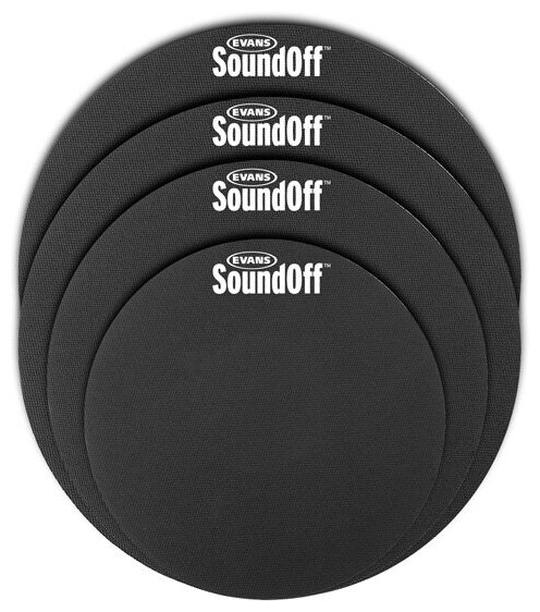 SO-0244 SoundOff Fusion Набор тренировочных заглушек (10", 12", 14", 14"), Evans