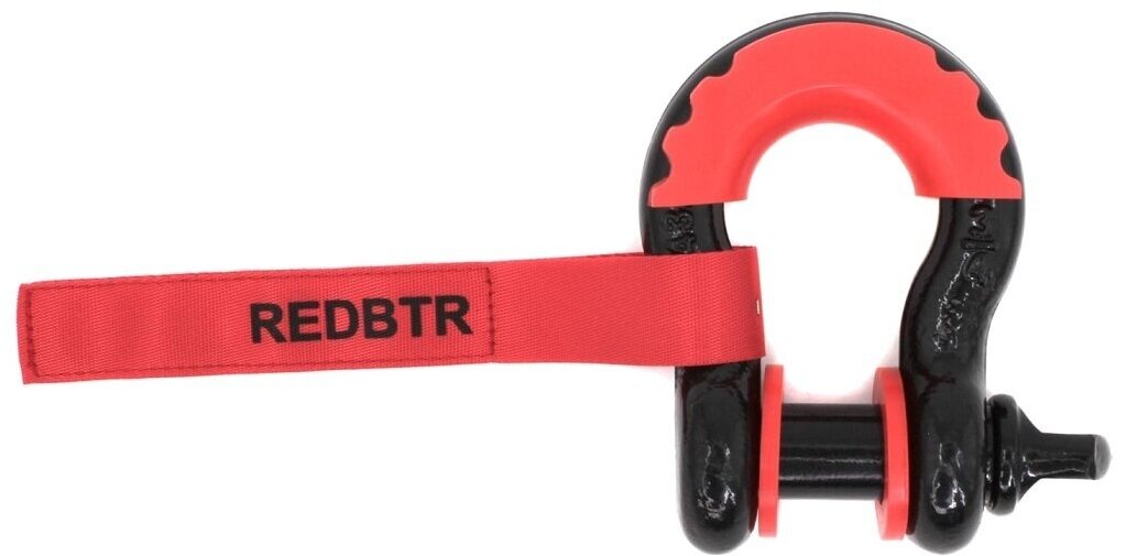 REDBTR 901051 Шакл для крепления буксирного троса и блоков лебёдки (серьга) 47мм (3/4") до 5т (RedBTR)
