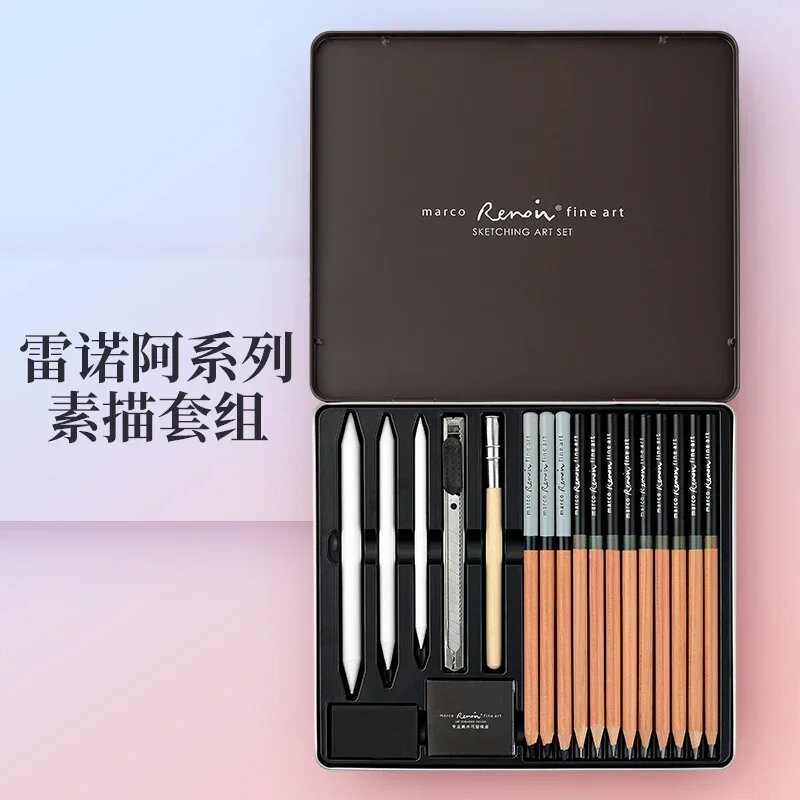 Цветные карандаши Marco Renoir 19 pcs
