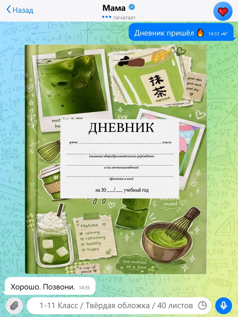 Школьный дневник с принтом y2k pinterest