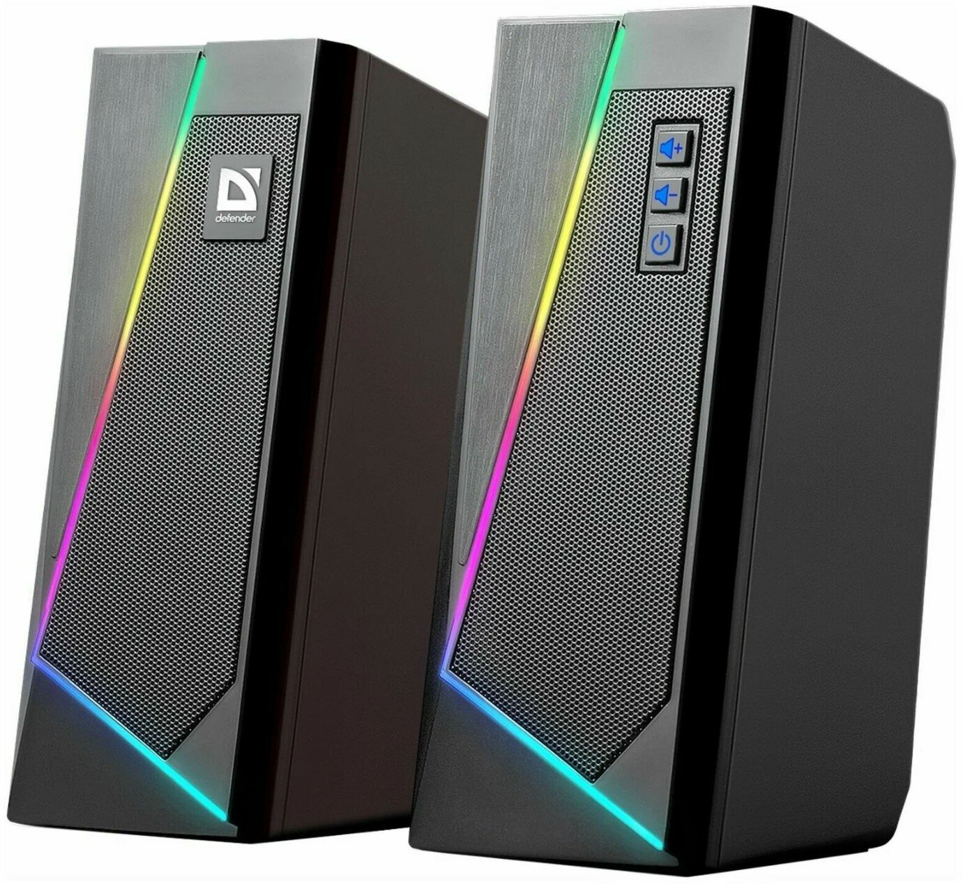 Компьютерная акустика 2.0 Defender Solar 3, 10 Вт, BT/Light