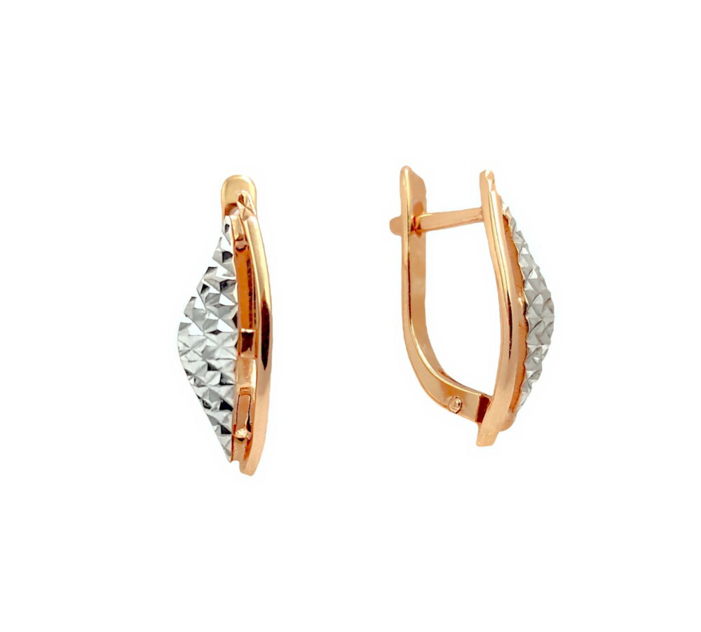 Серьги, золото, 585 проба