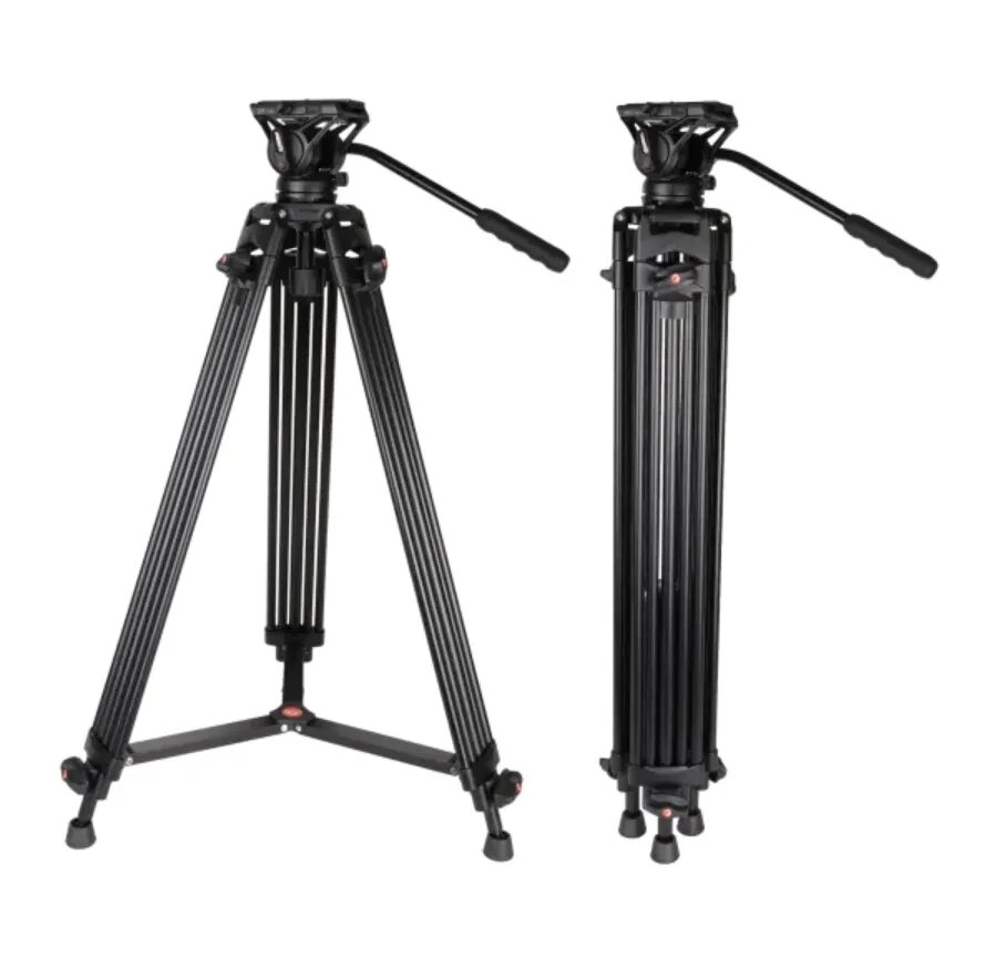 Штатив Coman "DX16L", для фото-и видеокамер, алюминий, чёрный