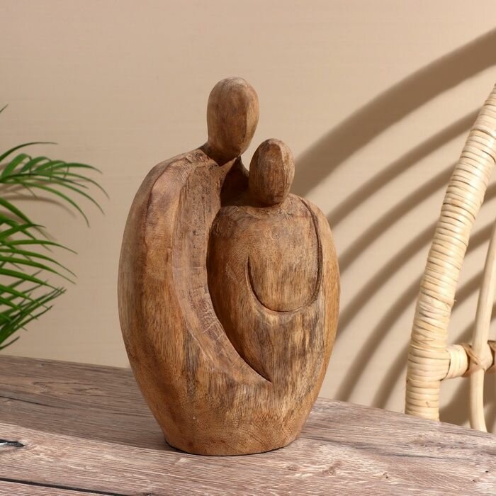 Сувенирная фигурка Sima-land Абстракция "Семья", 16х7х26 см, манговое дерево