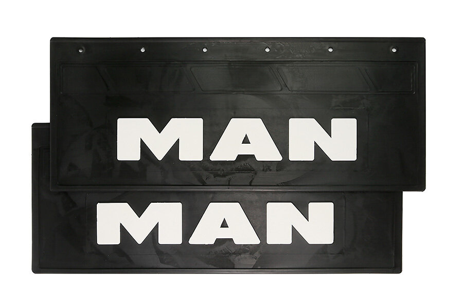 Брызговики резиновые на грузовой автомобиль MAN (660х270мм.) (2 штуки) . Сделано в России (21983)