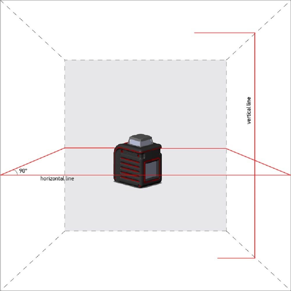 Лазерный уровень нивелир ADA Cube 360 Basic Edition А00443 — фото 1