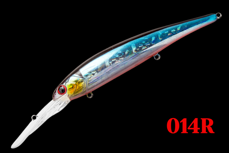 Воблер TsuYoki SOLOIST 120F, для троллинга, плавающий, глубина 6,5-8 м, вес 20г, цвет 014R