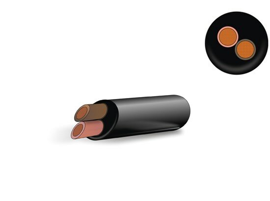 Рыбинсккабель Кабель КГ 2 х 4 (ТУ 16. К73.05-93), 50 пог. м