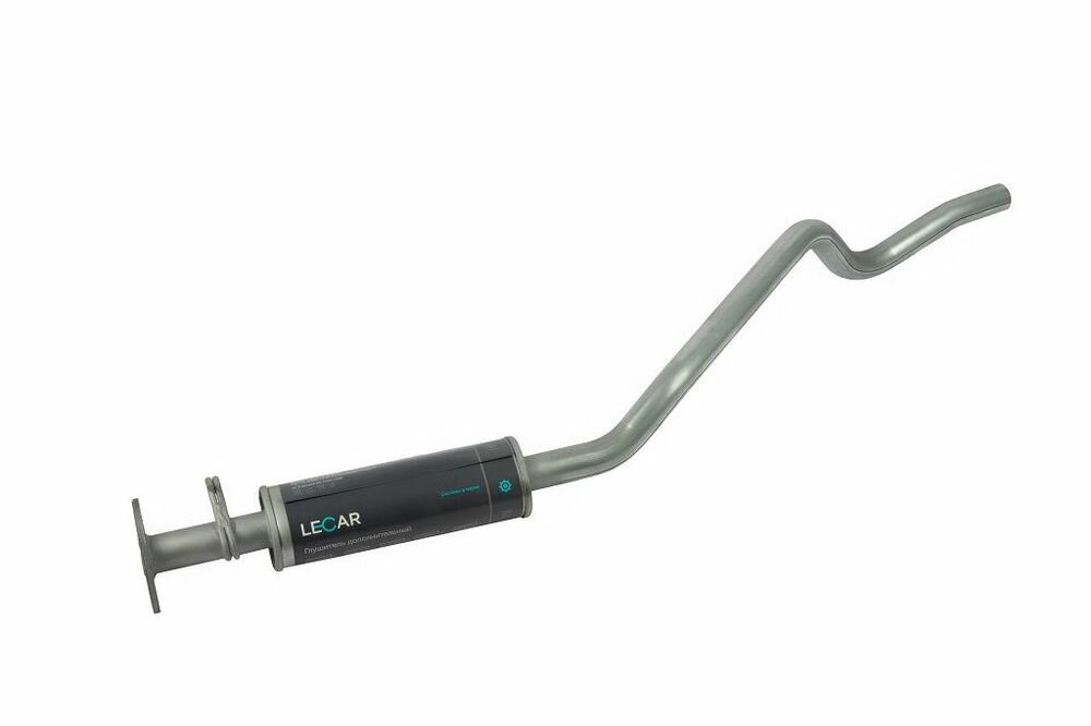 Резонатор с трубами и кронштейнами в сборе (алюминизированная сталь) Дэу Нексия (под нейтрализатор) (1994-2016 г. в.)ДВС G15MF 1,5л и ДВС A15MF 1,5л (16 кл.) LeCar