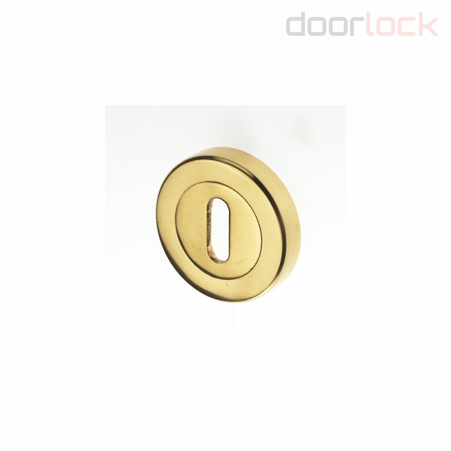 Накладка дверная, под сувальдный механизм DL M04/Y OB OLV-15 A35-55мм, круглая розетка