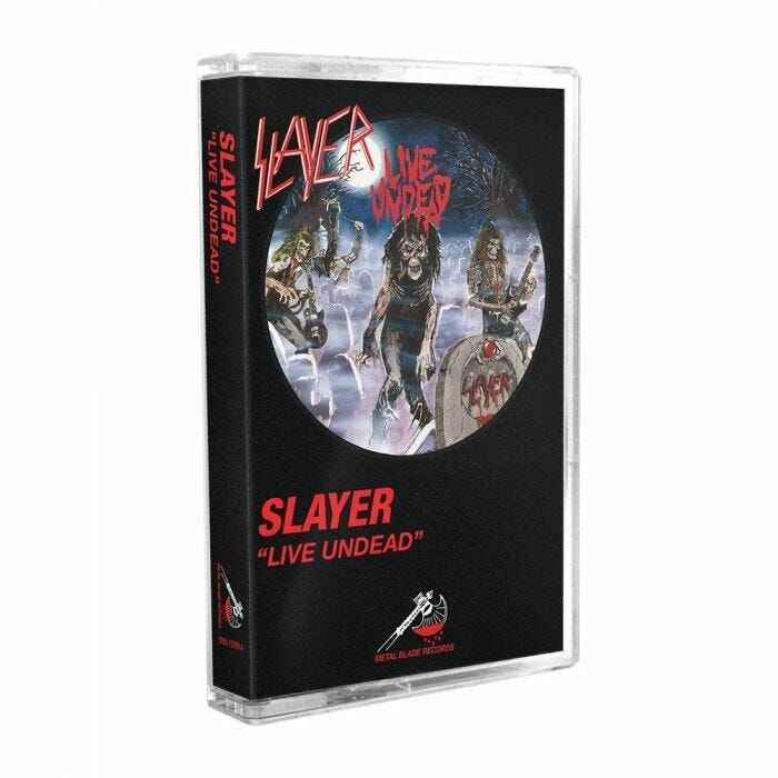 Аудиокассета SLAYER - Live Undead MC