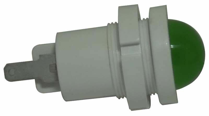 Лампа СКЛ 12А-Л-2-24 светосигн арматура зеленая 24в Каскад-Электро 00000040